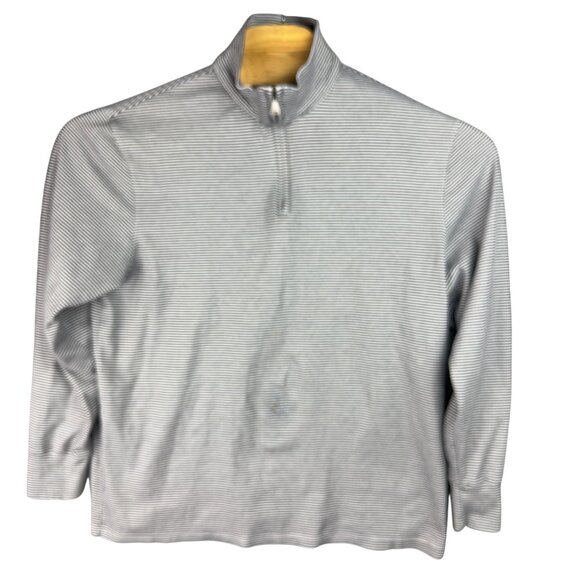Murano | Shirts | Murano Liquid Luxury Shirt Mens Xl Striped 4 Zip ...